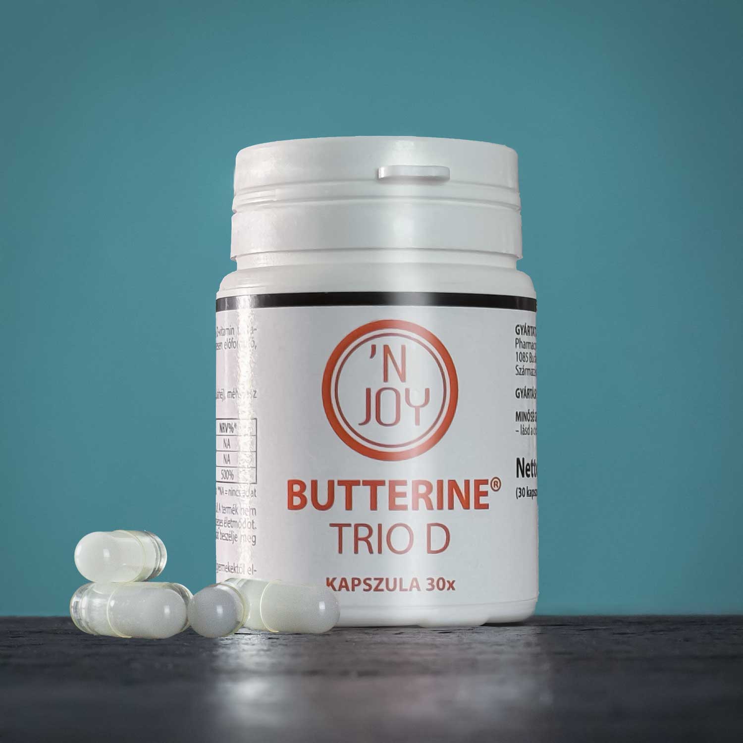 BUTTERINE® TRIO D kapszula 30x vajsav (butirát) és D-vitamin pótlásra ...