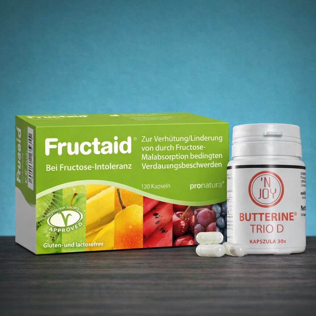 Fructaid kapszula 120x + Butterine Trio D 30x csomagban 3000 Ft ...